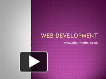 PPT – Web Development (1) PowerPoint presentation | free to download ...