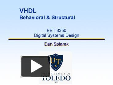 PPT – EET 3350 Digital Systems Design PowerPoint presentation | free to ...