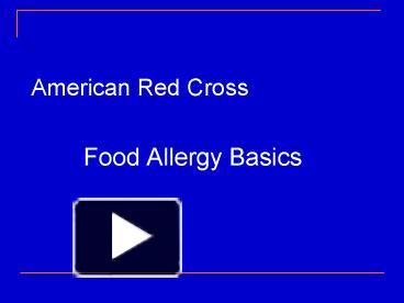 American Red Cross presentation | free to view