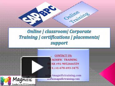 PPT – sap bpc online training (1) PowerPoint presentation | free to ...