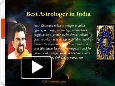 PPT – Famous Numerologist in India PowerPoint presentation | free to ...