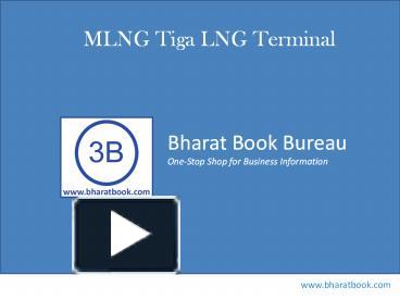 MLNG Tiga LNG Terminal presentation | free to download
