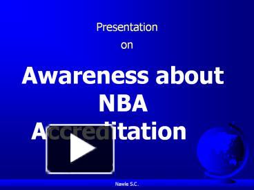 Awareness of NBA Accreditation presentation | free to download