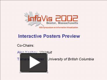 Interactive Posters Preview presentation | free to download