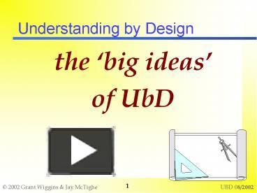 PPT – Understanding by Design PowerPoint presentation | free to view ...