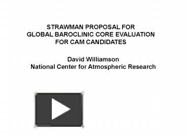 PPT – STRAWMAN PROPOSAL FOR PowerPoint presentation | free to view - id ...