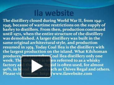 PPT – ila website PowerPoint presentation | free to download - id ...