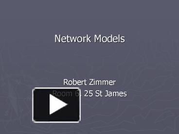 PPT – Network Models PowerPoint presentation | free to download - id ...