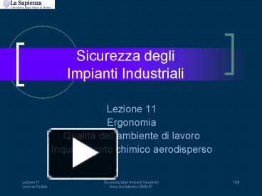 PPT – Lezione 11 PowerPoint presentation | free to download - id ...