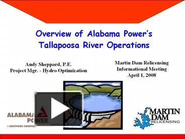 PPT – Overview of Alabama Powers PowerPoint presentation | free to view ...