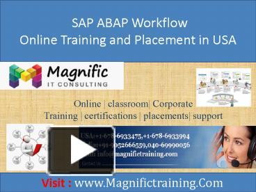 PPT – sap abap workflow online training in usa PowerPoint presentation ...