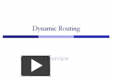 Dynamic Routing presentation | free to download
