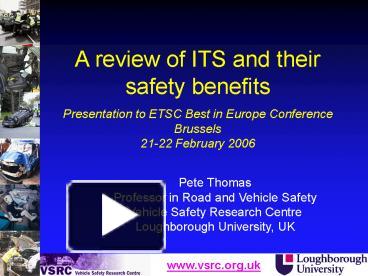 PPT – Introduction to Vehicle Safety 2 PowerPoint presentation | free ...