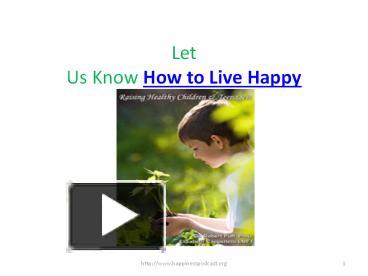 how to be happy in life presentation | free to download