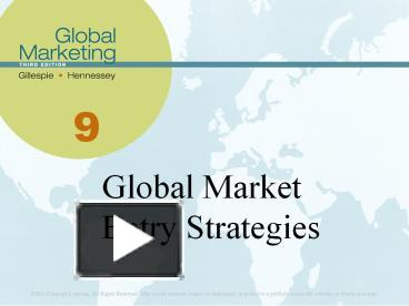 Global Market Entry Strategies presentation | free to download
