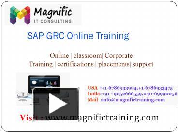 PPT – Sap Grc Online Training Classes@Magnific PowerPoint presentation ...