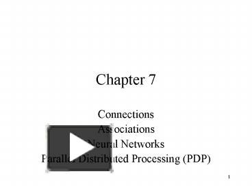 PPT – Connections PowerPoint presentation | free to view - id: 65053-YmI3M
