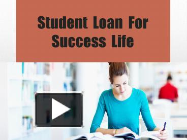 Student Loan for success life presentation | free to download