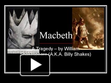Macbeth presentation | free to view
