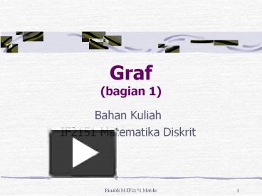 Graf (bagian 1) presentation | free to view