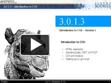 PPT – Introduction to CGI: PowerPoint presentation | free to download ...