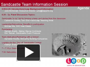 PPT – Sandcastle Team Information Session PowerPoint presentation ...