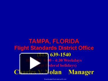 TAMPA, FLORIDA presentation | free to download