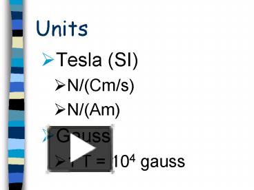 PPT – Units PowerPoint presentation | free to download - id: 657ca9-MjIyZ