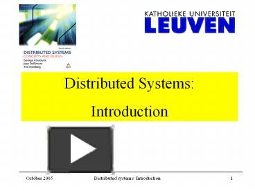 Distributed Systems: presentation | free to download