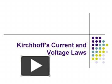 Kirchhoff presentation | free to download