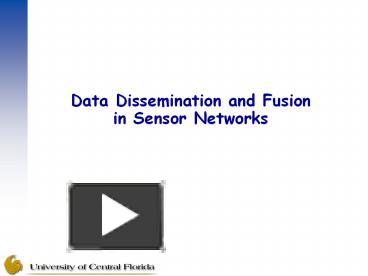 Data Dissemination and Fusion presentation | free to download