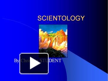SCIENTOLOGY presentation | free to download