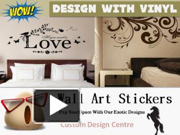 PPT – Wall Art Stickers PowerPoint presentation | free to download - id ...