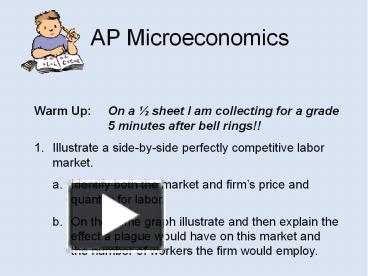 AP Microeconomics presentation | free to download