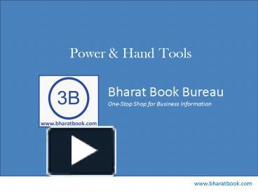 PPT – Power & Hand Tools PowerPoint presentation | free to download ...