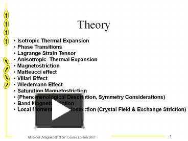 PPT – Theory PowerPoint presentation | free to download - id: 65f1c3-NjBlY