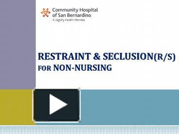 RESTRAINT presentation | free to download