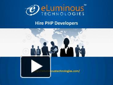 Hire PHP Developer presentation | free to download