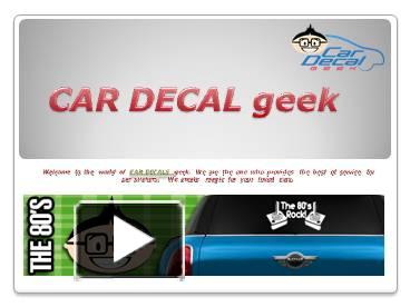 Car Stickers presentation | free to download