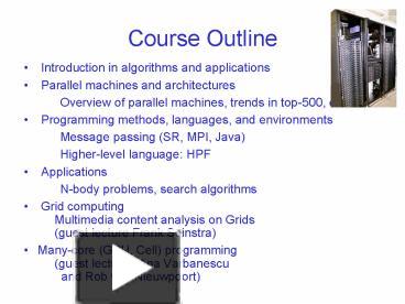 PPT – Course Outline PowerPoint presentation | free to download - id ...