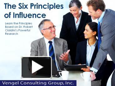 The Six Principles of Influence presentation | free to download