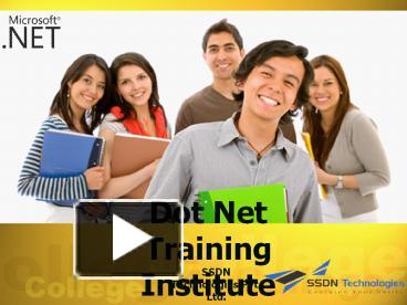 PPT – Dot net training Center in Delhi India PowerPoint presentation ...