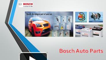 Bosch Automotive Relays presentation | free to download