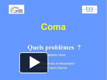 PPT – Coma PowerPoint presentation | free to download - id: 664e46-ODAxO