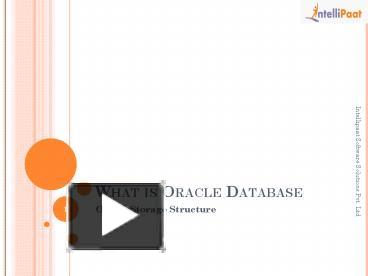 PPT – Online Training on Oracle Databse and Storage Structure ...