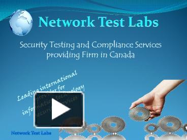 PPT – Network Test Labs - Information Security and Software Testing ...