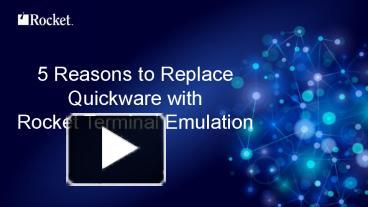 PPT – Replace Quickware & Save Money! PowerPoint presentation | free to ...