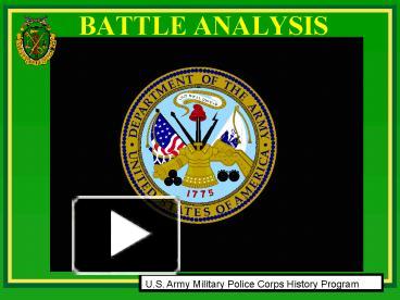 BATTLE ANALYSIS presentation | free to view
