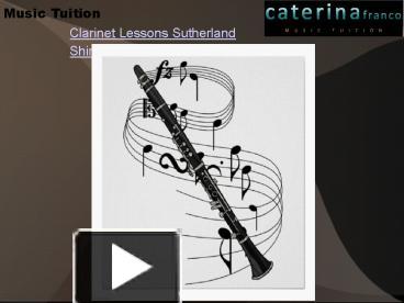 PPT – Clarinet Lessons Sutherland Shire PowerPoint presentation | free ...