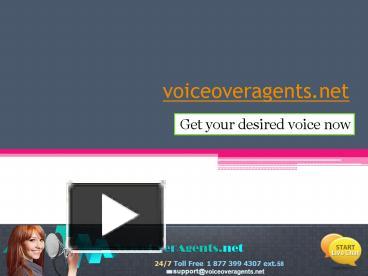 PPT – Voice Over Agents PowerPoint presentation | free to download - id ...